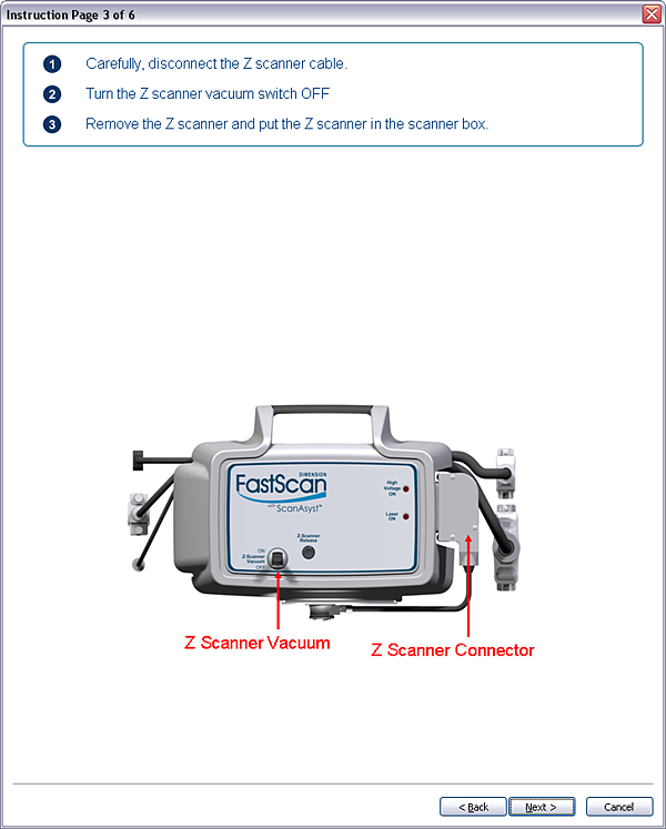 Removing the Dimension FastScan Scanner and Installing the Dimension ...