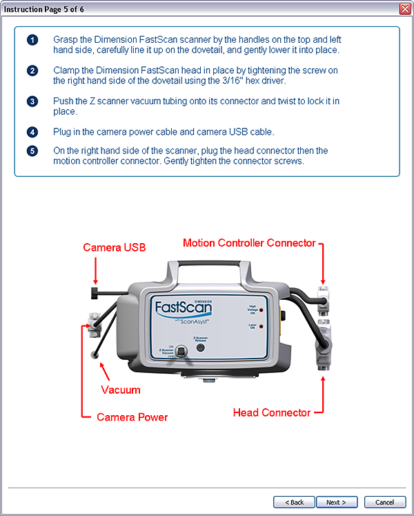 Removing the Dimension Icon Scanner and Installing the Dimension ...